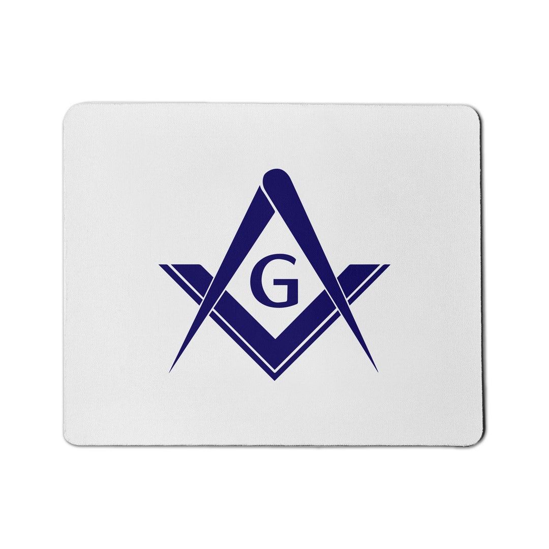 Blue Simple Square & Compass Masonic Mouse Pad TME-GIF-M-00012 - Etsy