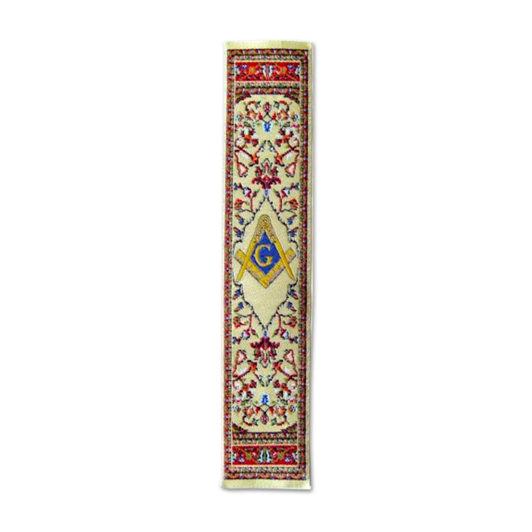 Square & Compass Beige Masonic Bookmark 7'' X 2'' TME-GIF-B-00009 - Etsy