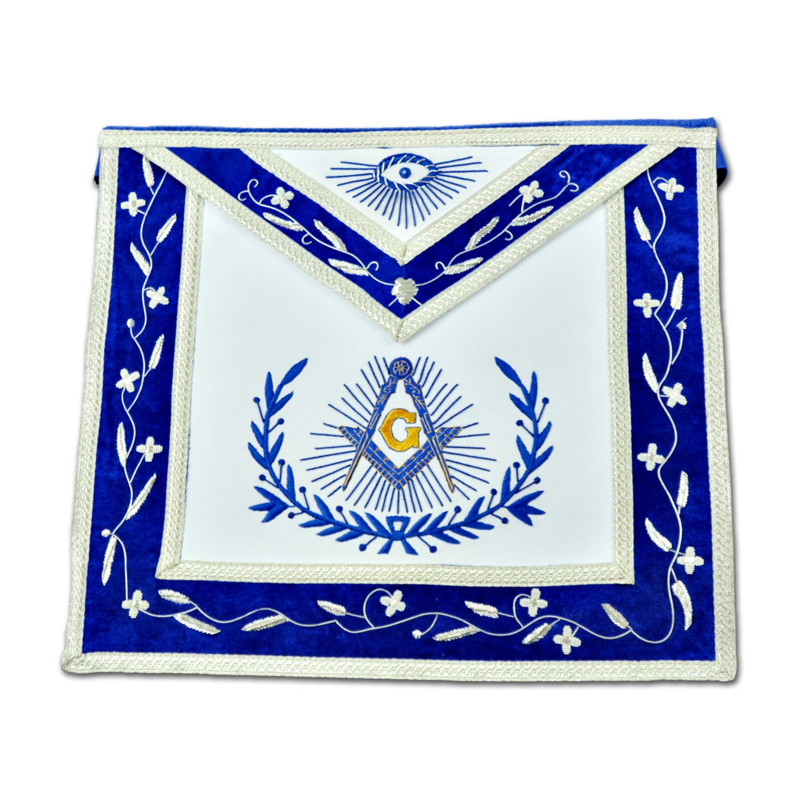 Funeral Master Mason Masonic Apron blue & White - Etsy