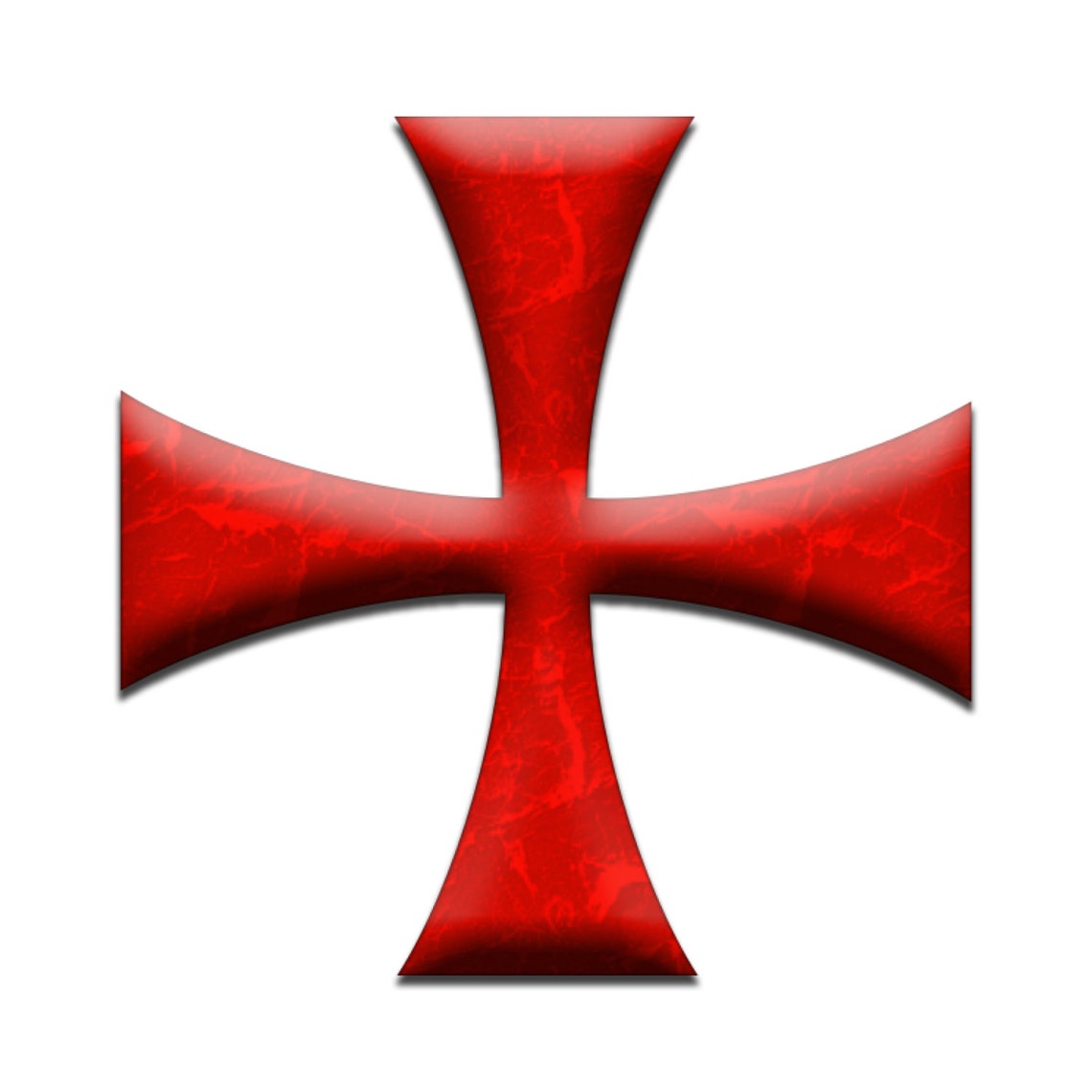 Maltese Cross Masonic Bumper Sticker 5 Tall - Etsy