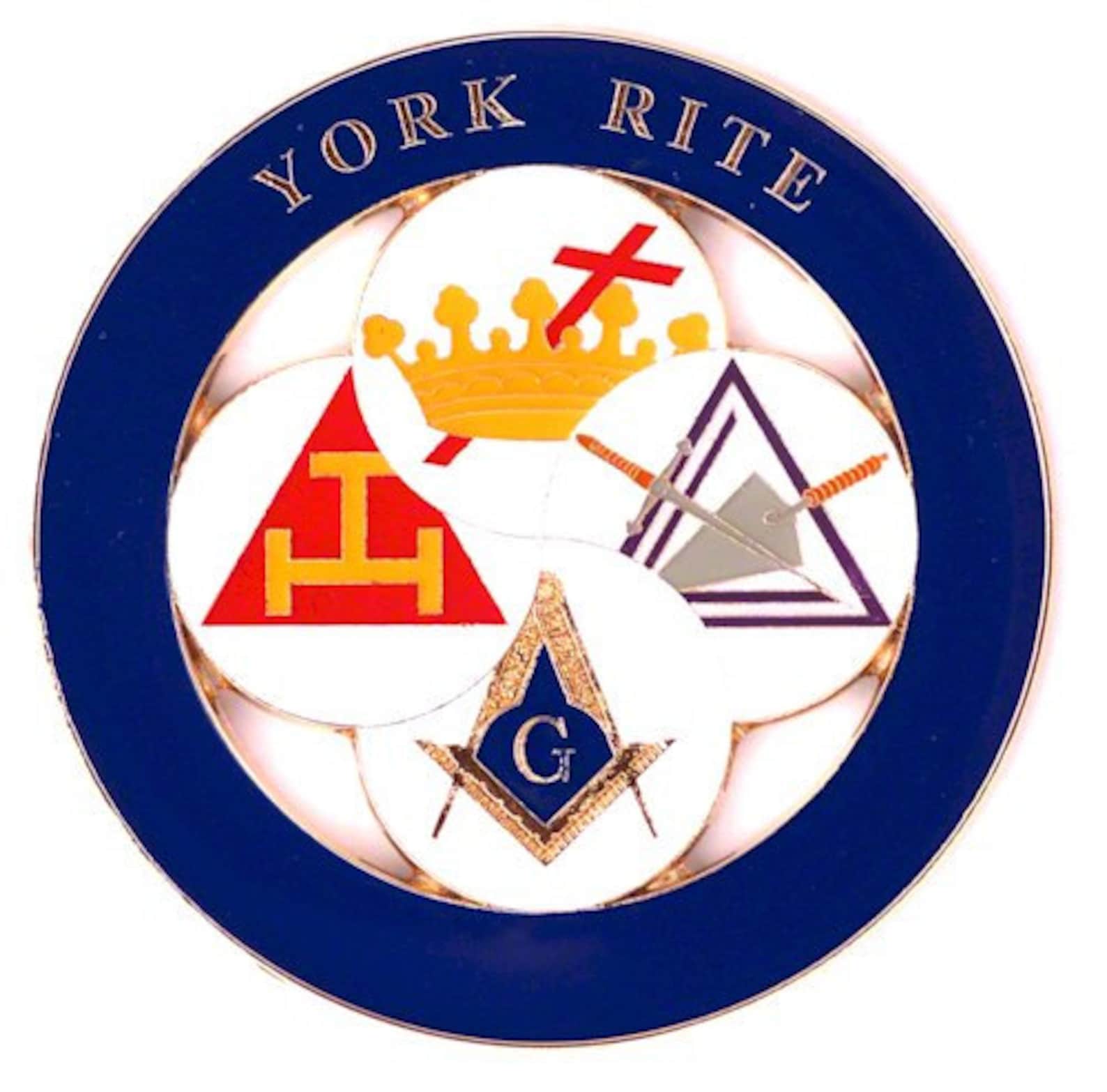 York Rite Royal Arch Templar Cryptic Council Round Masonic | Etsy
