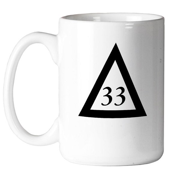 33rd Degree Scottish Rite Triangle Masonic Coffee Mug 11 | Etsy
