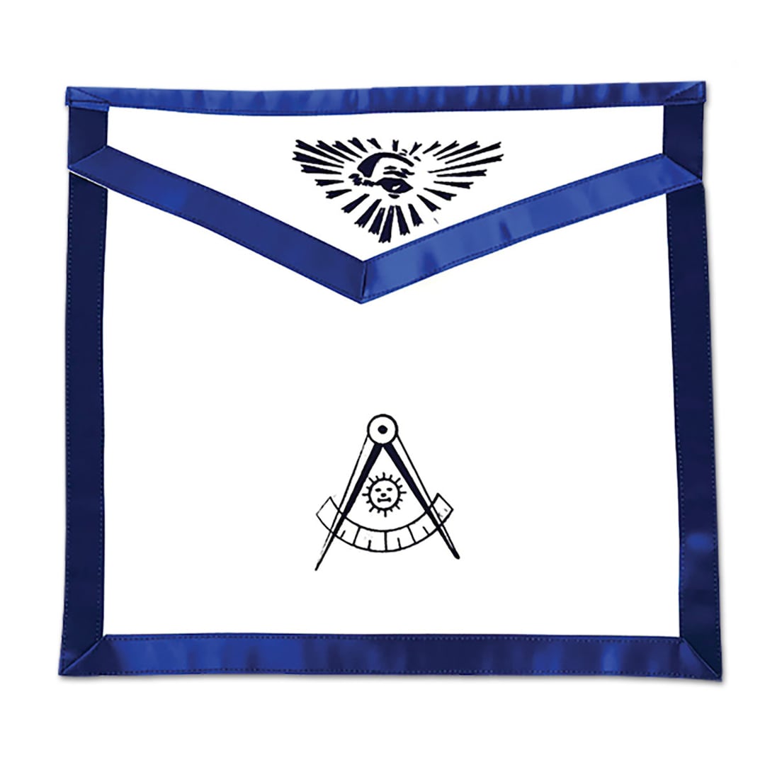 Past Master Cloth Duck Cotton Masonic Apron blue & White - Etsy