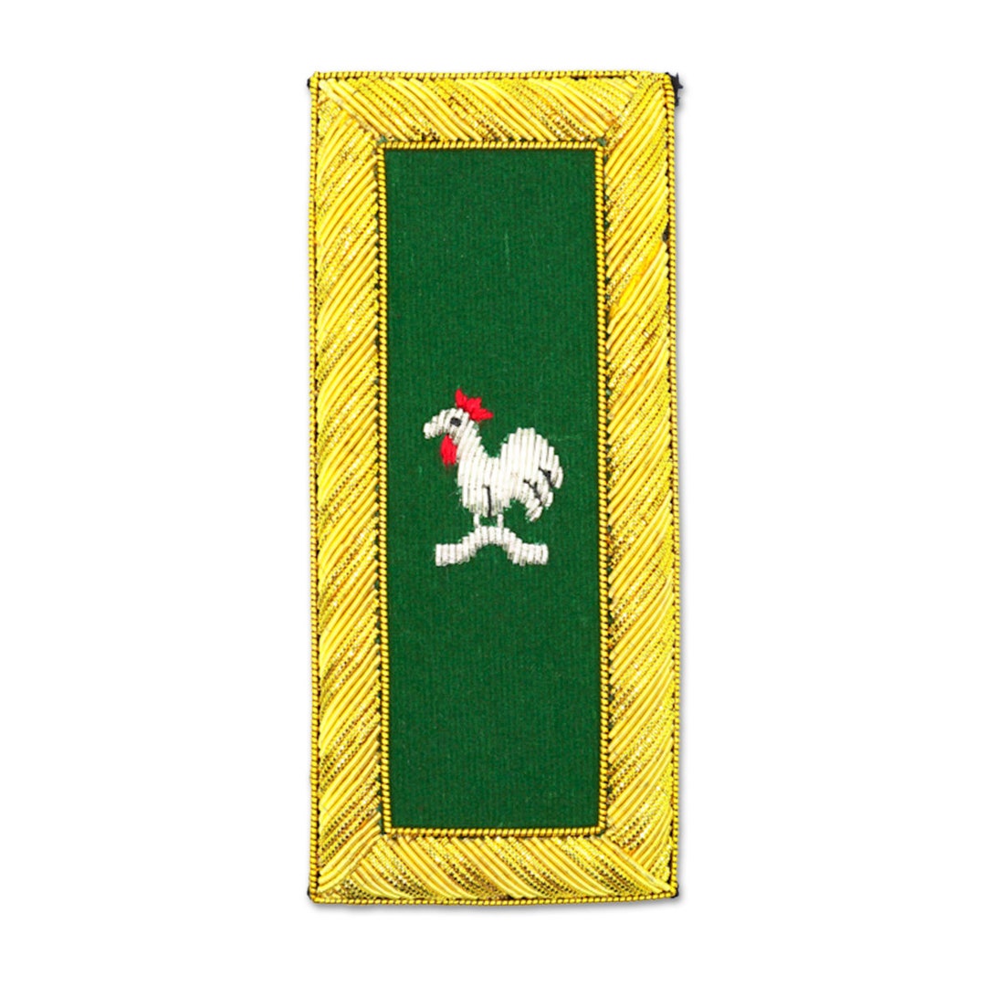Knights Templar Captain General Rooster Embroidered Masonic Shoulder ...