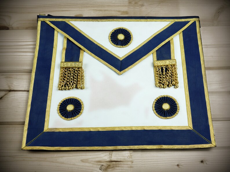 Master Mason Member Masonic Apron blue & White | Etsy