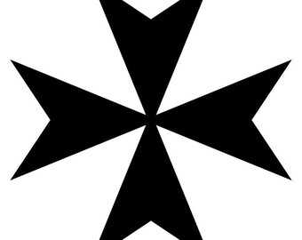Teutonic Cross Masonic Vinyl Decal TME-EMB-D-01057 | Etsy