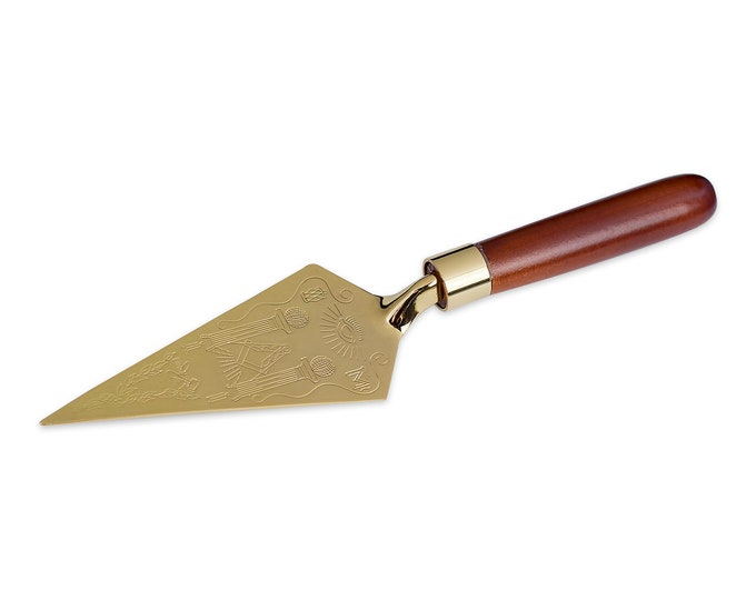 Masonic Trowel for Freemasons, Gold or Silver, Lodge,masonic Square and ...