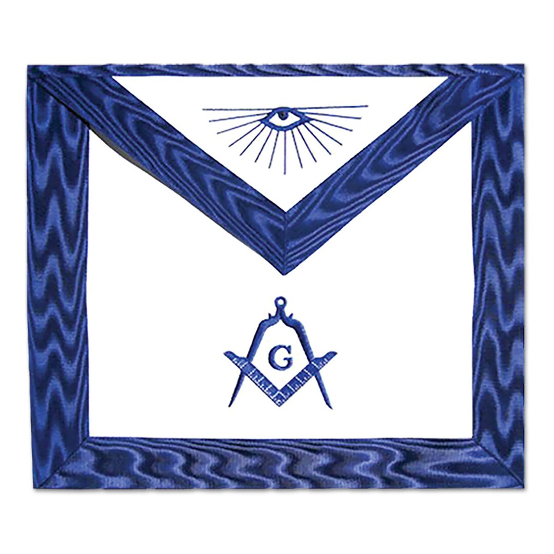 Master Mason With All Seeing Eye Masonic Apron blue & - Etsy