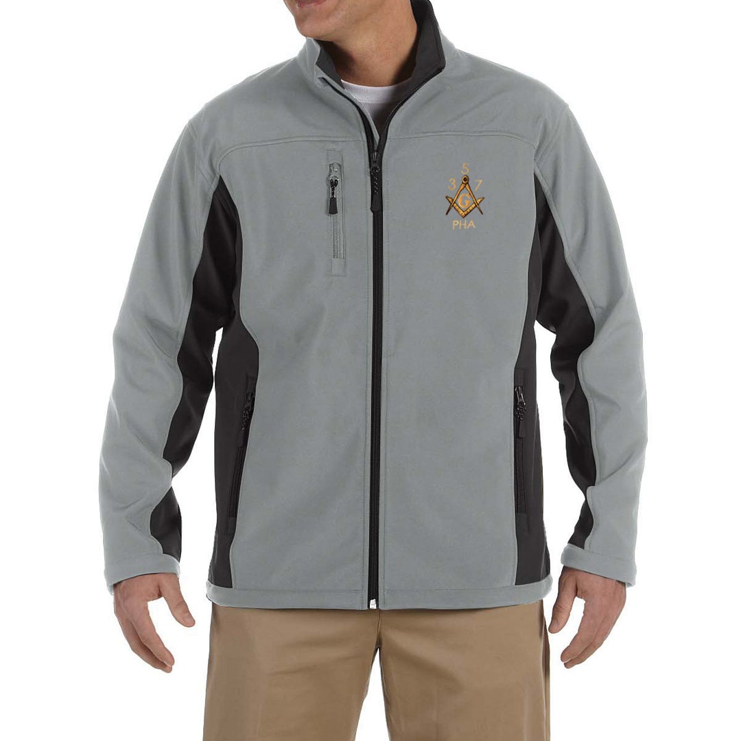 Prince Hall 3 5 7 Embroidered Masonic Men's Soft Shell Jacket TME-APP ...