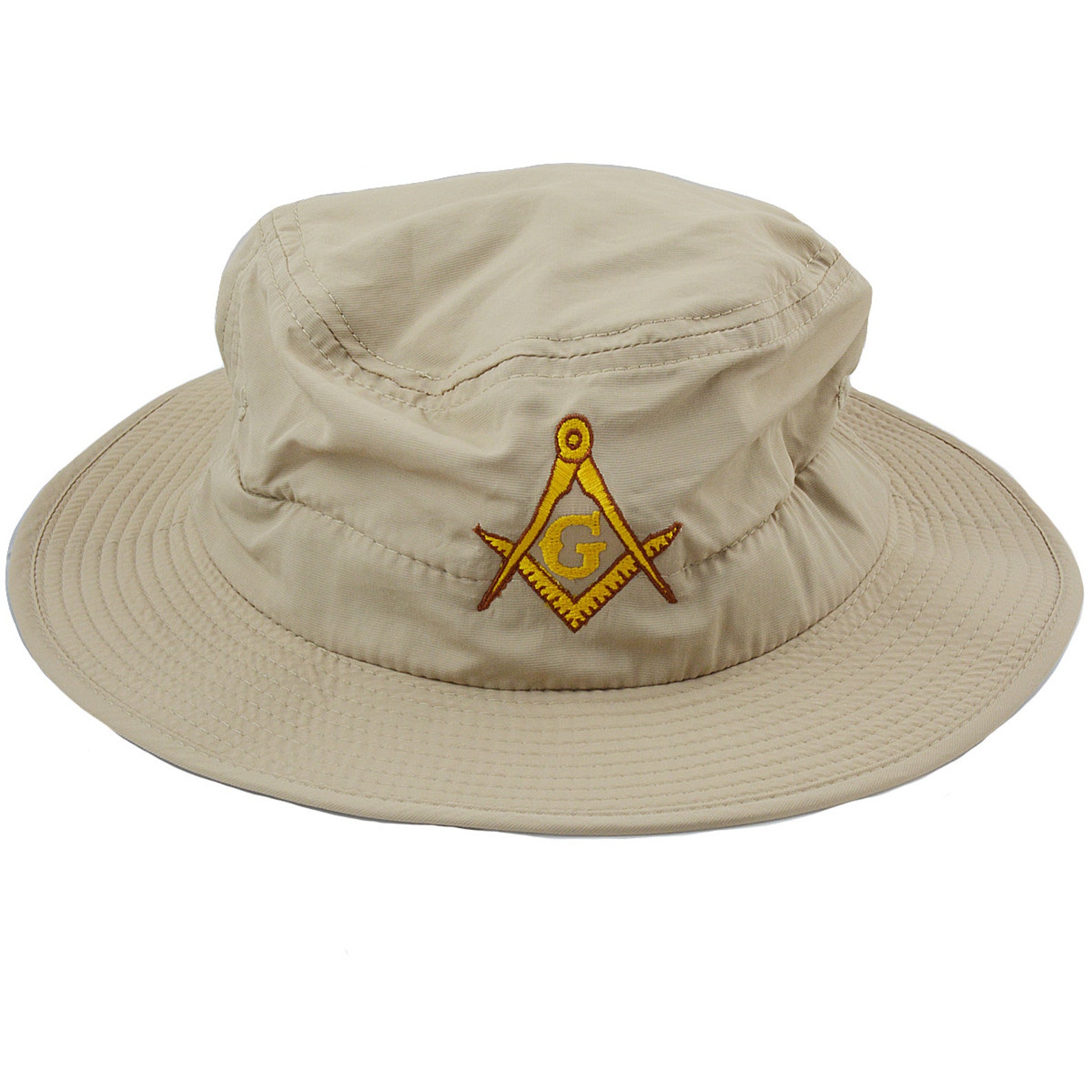 Gold Square & Compass Embroidered Masonic Guide Boonie Hat - Etsy