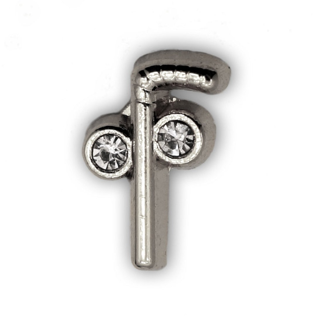 Tubal Cain With Rhinestone Masonic Lapel Pin silver1/2 Tall TME-JWL-L ...