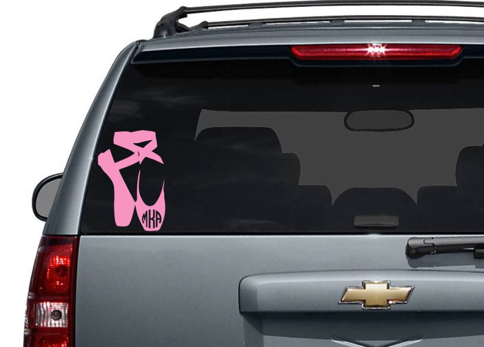 Ballet Shoes Monogram Decal - Etsy