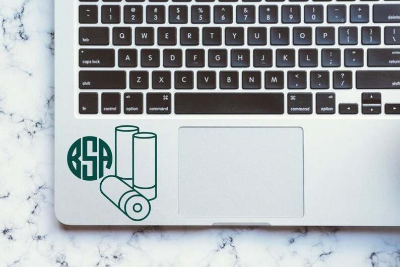 Shotgun Shell Monogram Decal - Etsy