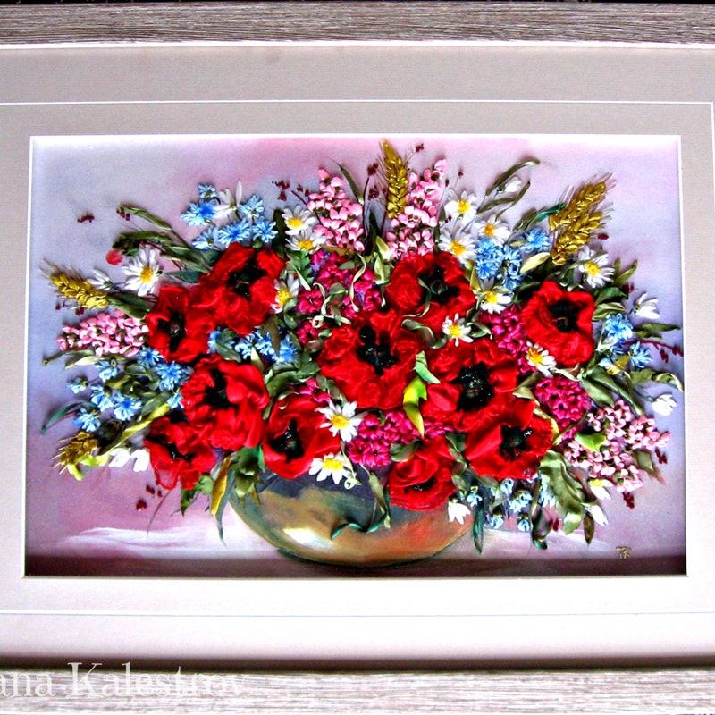 Silk Ribbon Embroidery - Etsy