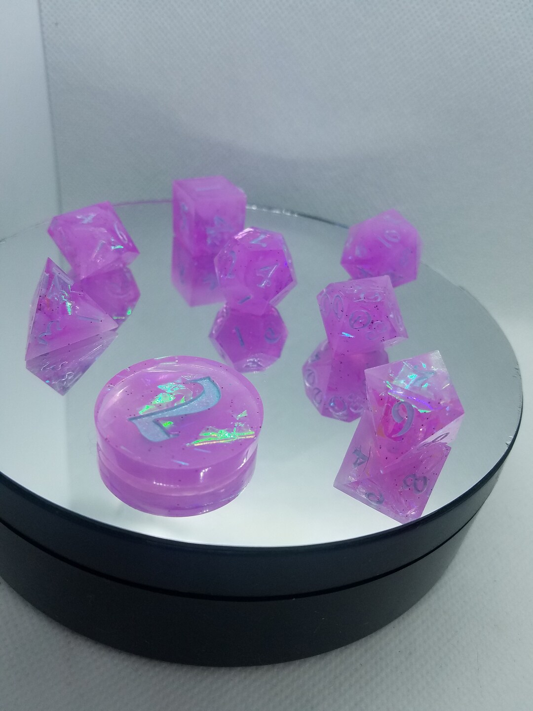 Sweet Dreams 8 Polyhedral Dice Handmade Dice Set for Ttrpg - Etsy