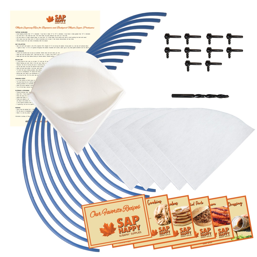 Elite Maple Syrup Tapping Kit - (10) Taps, (10) 3' Tubing Drops, HD ...