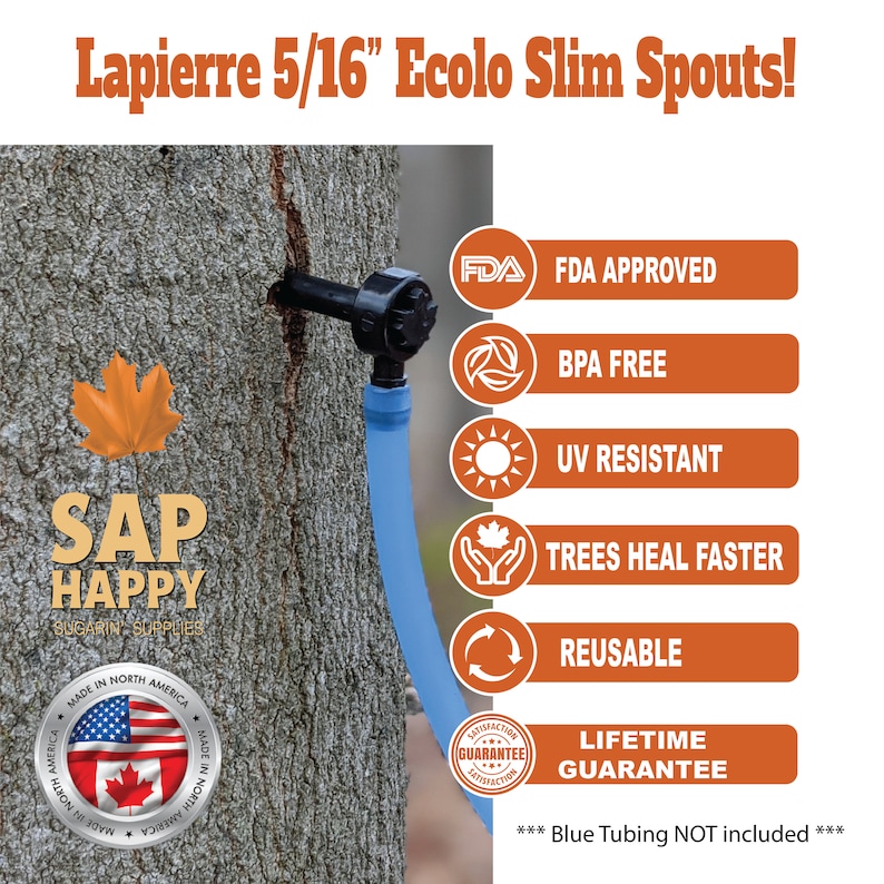 Maple Sap Spiles 5/16 Ecolo Taps for Maple Trees Maple - Etsy
