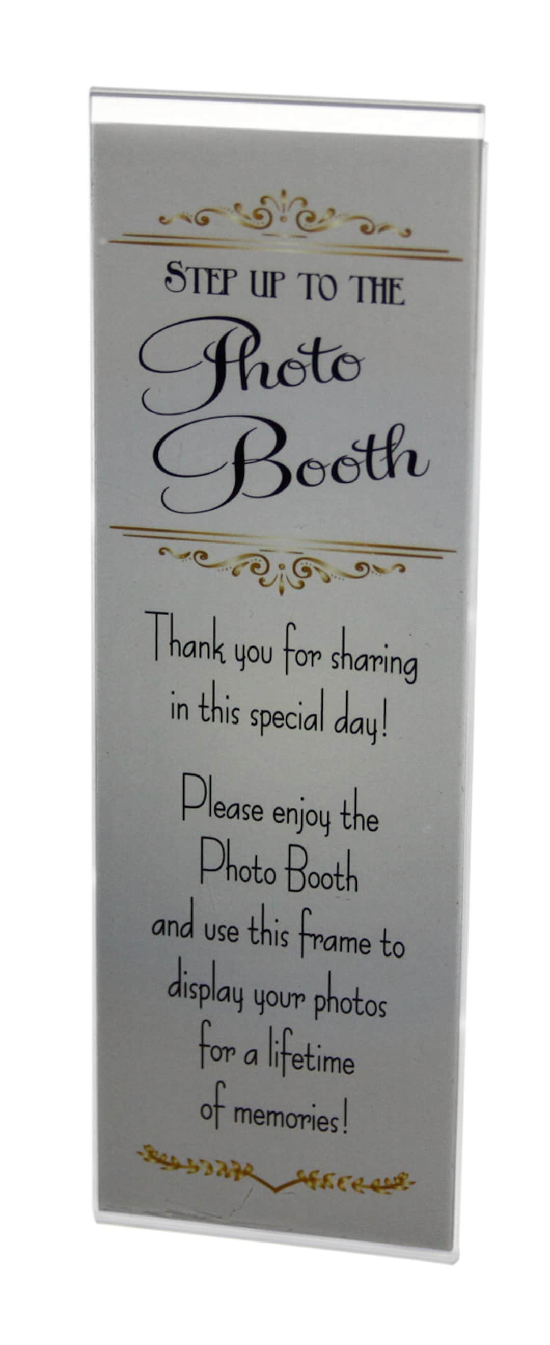 50 Magnetic Acrylic Photo Booth Frames With Inserts for 2x6 - Etsy