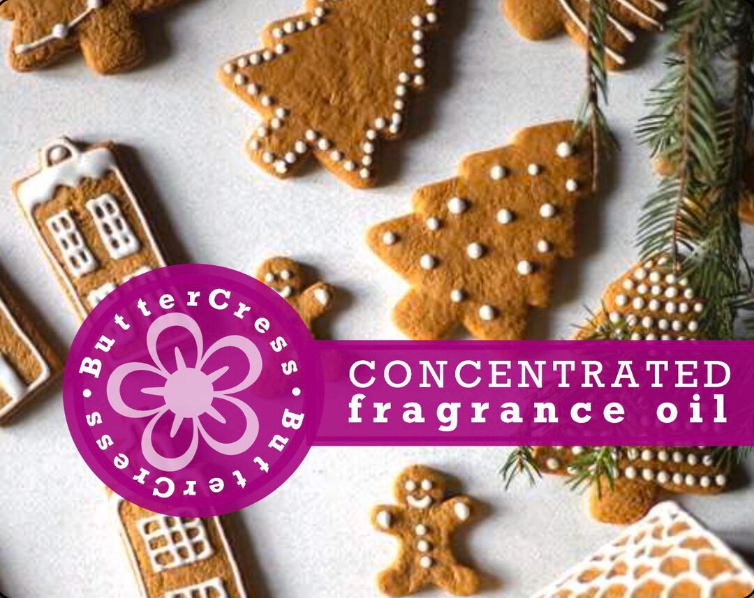ICED GINGERBREAD Fragrance Oil Concentrate for Lotion, Scrubs, Soap ...