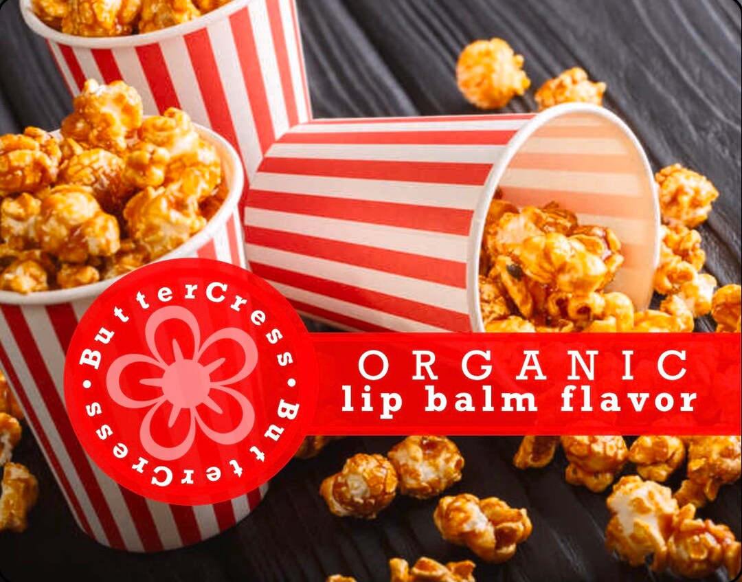 CARAMEL POPCORN Organic Unsweetened Flavor Oil for Lip Balm, Glosses ...