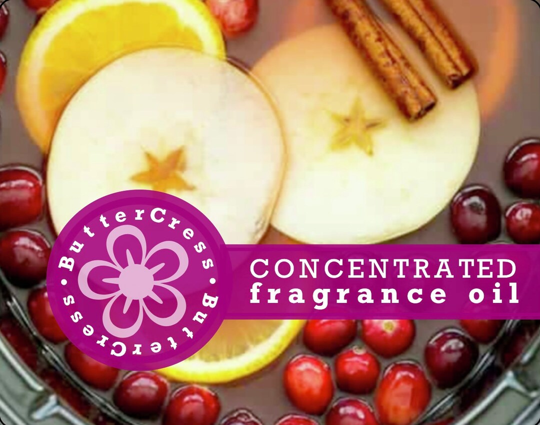 CRANBERRY APPLE CIDER Fragrance Oil Concentrate for Soap, Candles, Bath ...