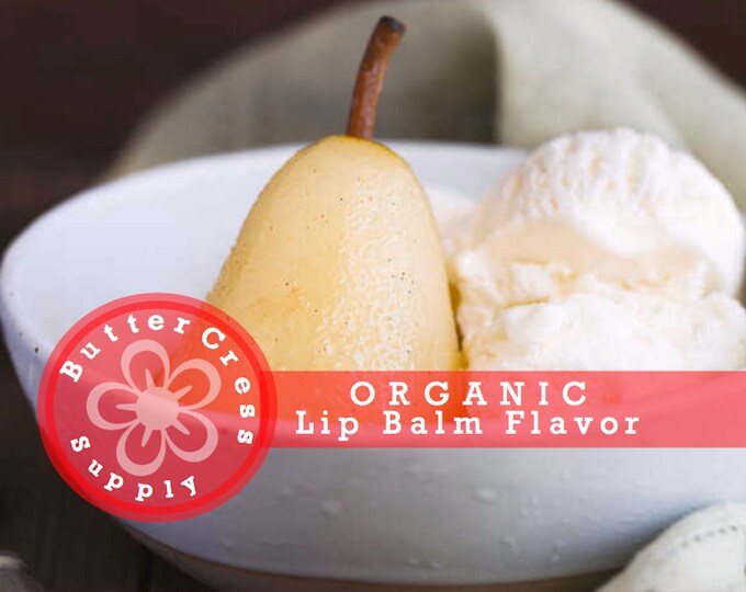 PEAR Organic Lip Balm Flavor Oil Unsweetened Lip Flavor for - Etsy