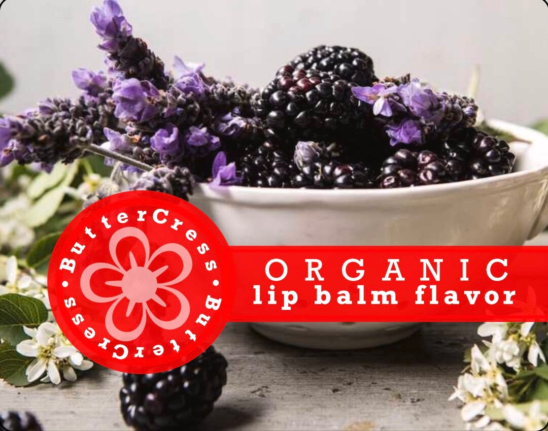 BLACKBERRY LAVENDER Organic Lip Balm Flavor Oil | Unsweetened Lip ...