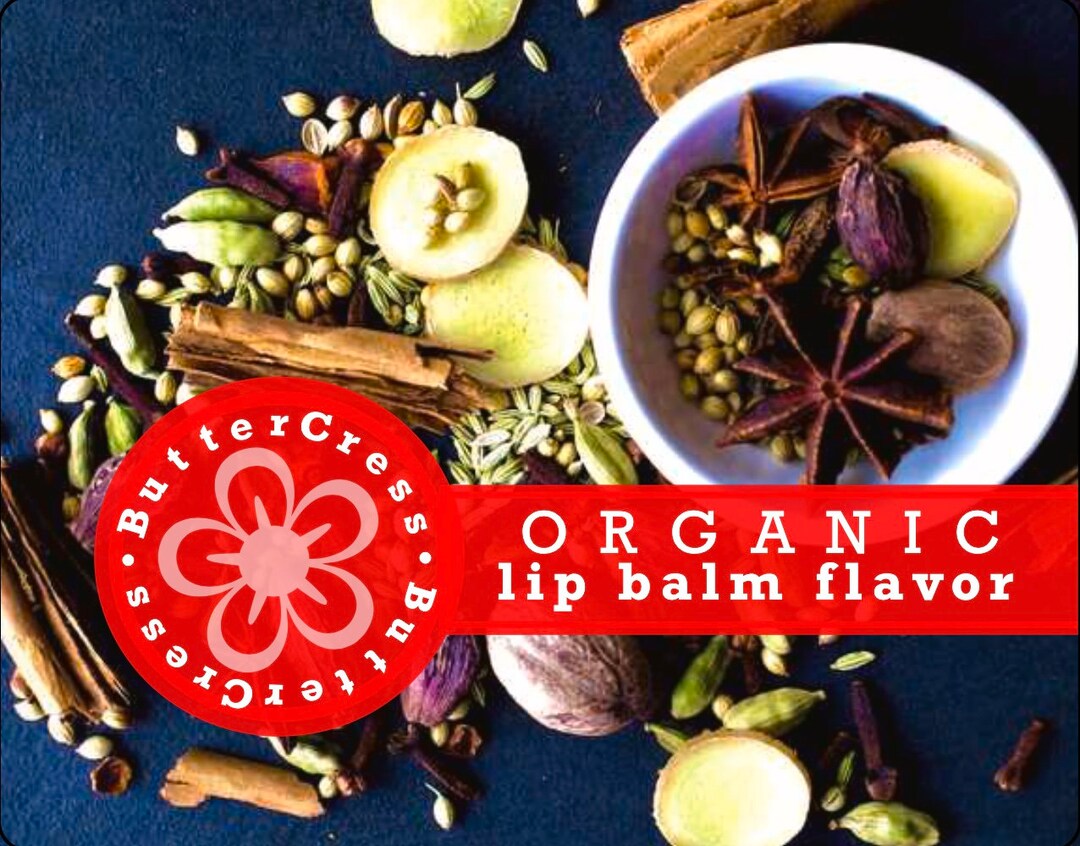 CHAI SPICE Organic Lip Balm Flavor Oil | Unsweetened Lip Flavor for ...