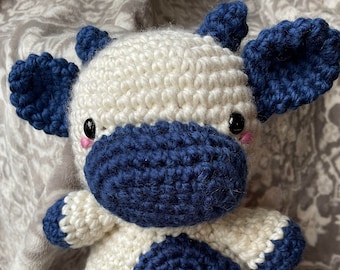 Crochet Blueberry Cow Pattern - Etsy