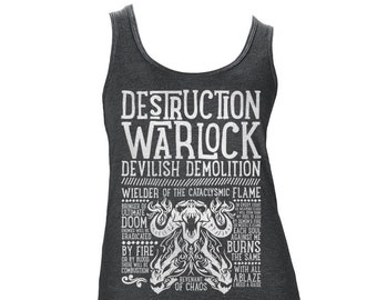 World of Warcraft / Wow Inspired Ladies Tank Top RETRIBUTION | Etsy