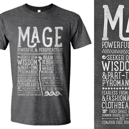 World of Warcraft / Wow Inspired T-shirt MAGE Edition - Etsy
