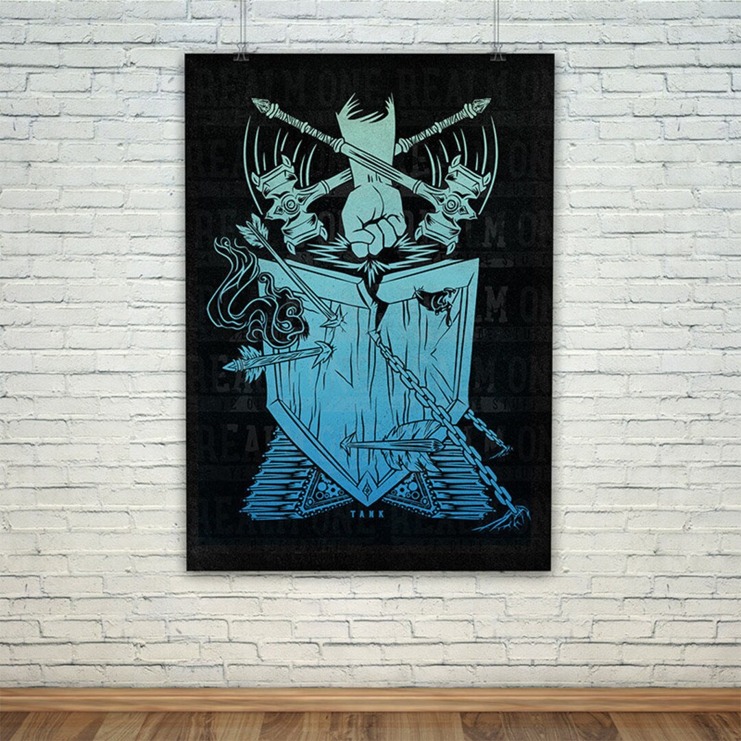 World of Warcraft / Roleplaying / Fantasy Rpg Inspired Type Poster ...