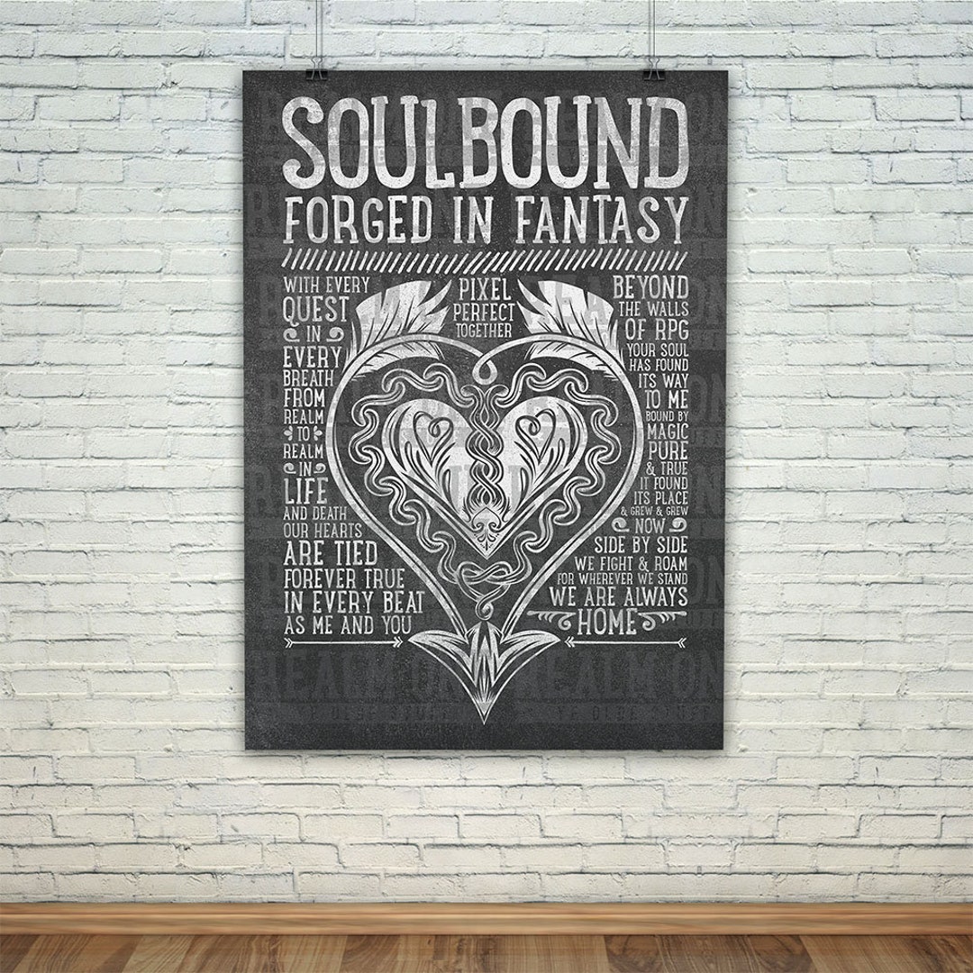 World of Warcraft / Roleplaying / Fantasy RPG Inspired Type Poster ...