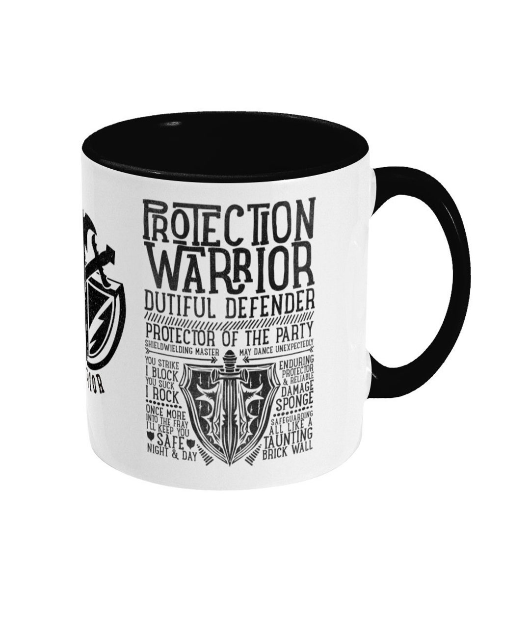 World of Warcraft / Wow Inspired Mug - PROTECTION WARRIOR Edition ...