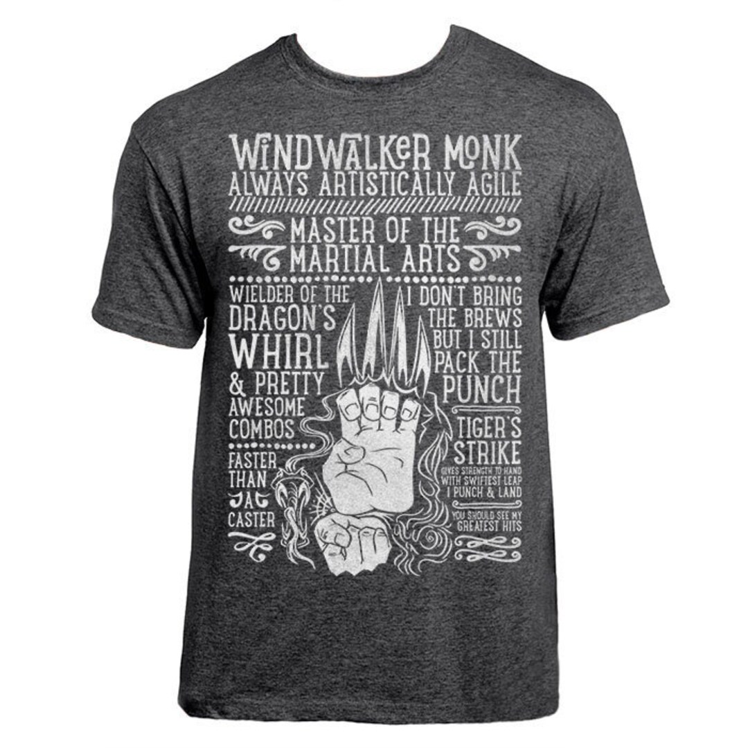 World of Warcraft / Wow Inspired T-shirt - WINDWALKER MONK Edition ...