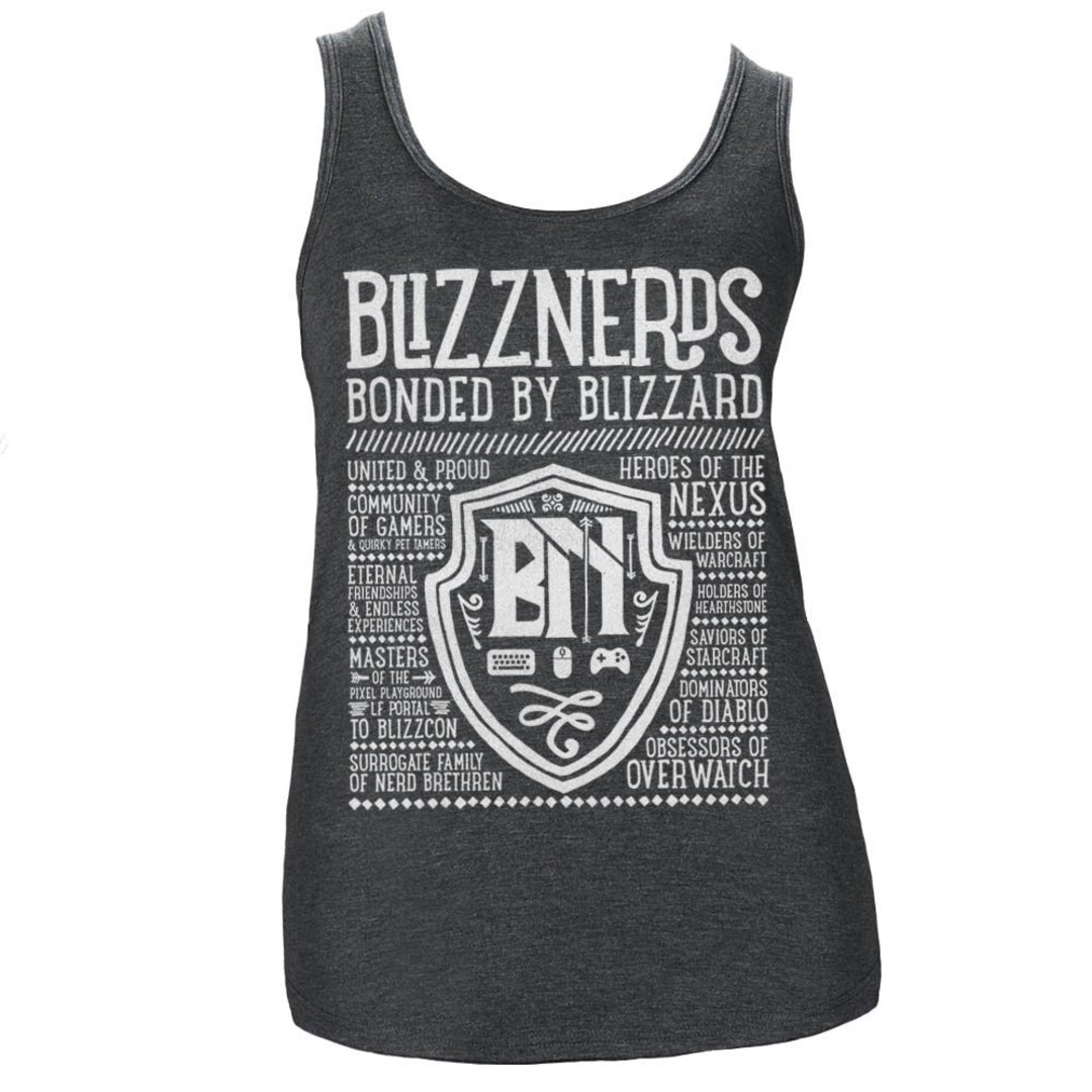 World of Warcraft / Wow Inspired Ladies Tank Top BLIZZNERDS Edition ...