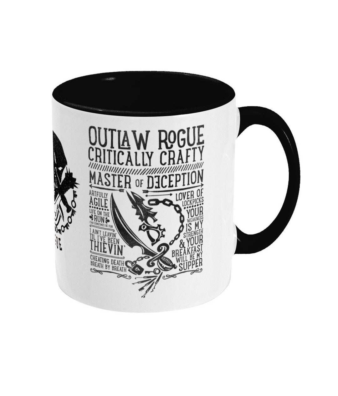 World of Warcraft / Wow Inspired Mug - OUTLAW ROGUE Edition - 11oz Two ...