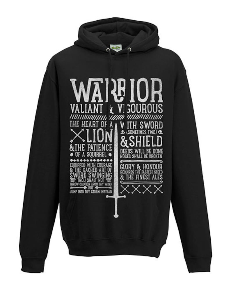 World of Warcraft / Wow Inspired Hoodie - WARRIOR Edition - Unisex ...