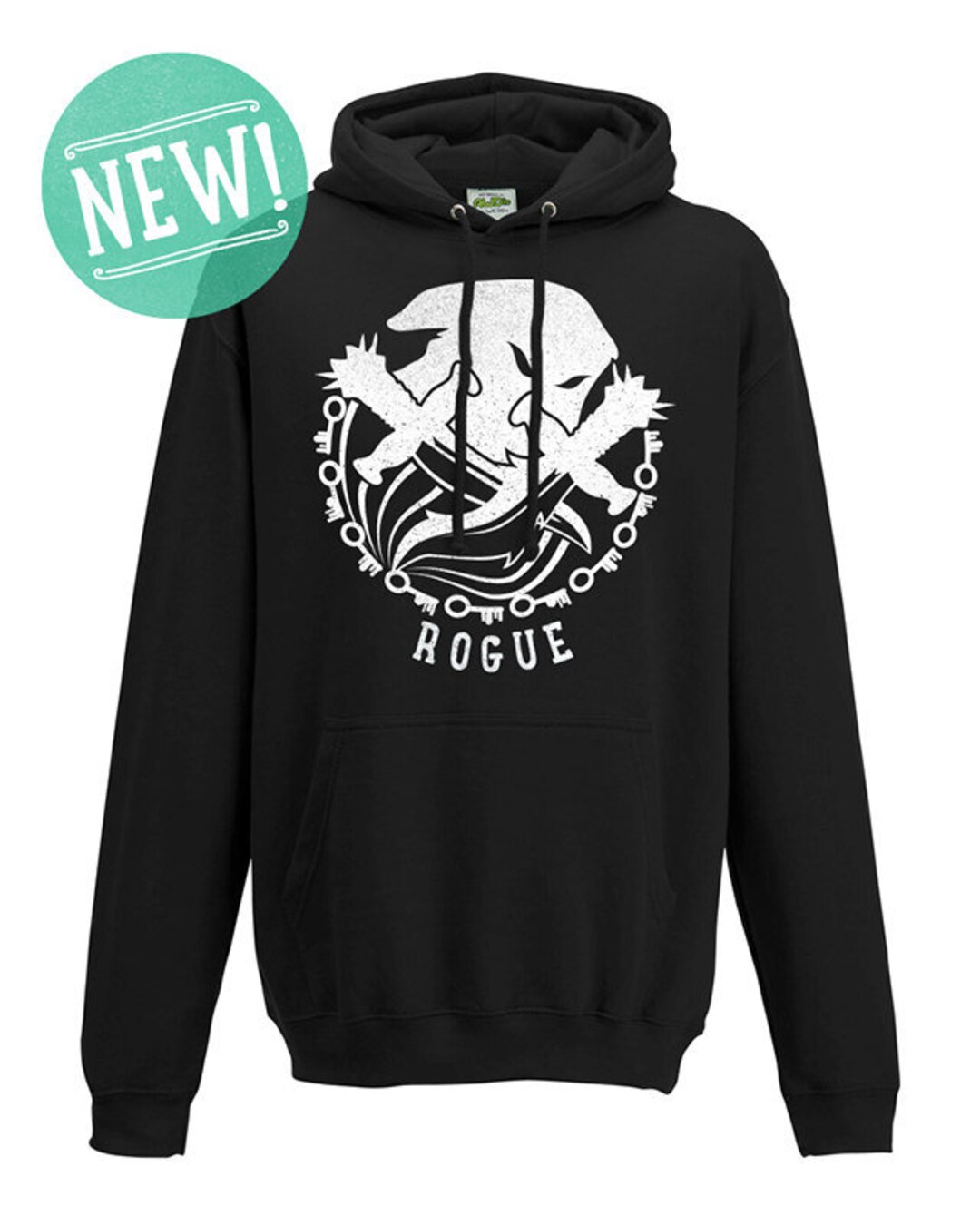 ROGUE Hoodie 'symbol Variant' - D&D / World of Warcraft / Diablo / RPG ...
