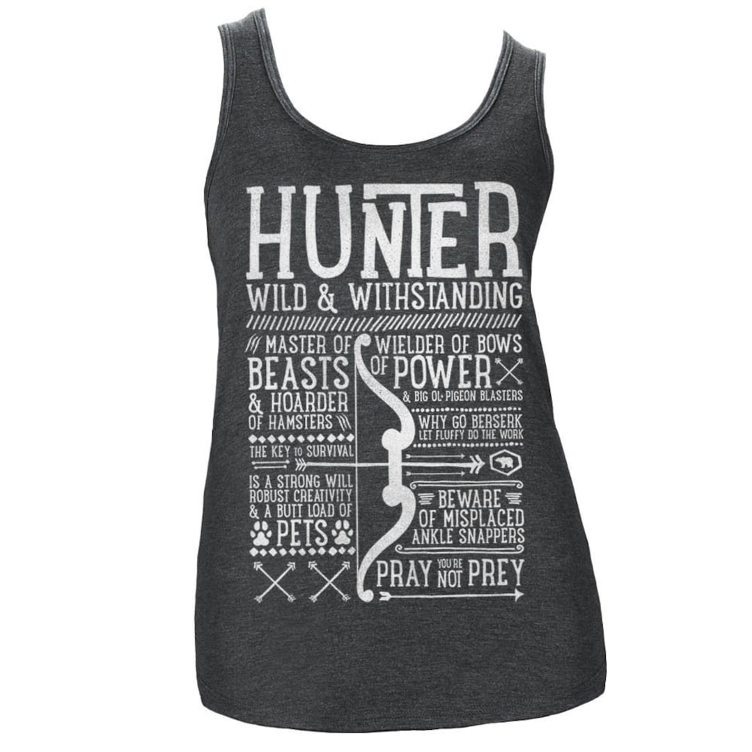 World of Warcraft / Wow Inspired Ladies Tank Top - HUNTER Edition ...