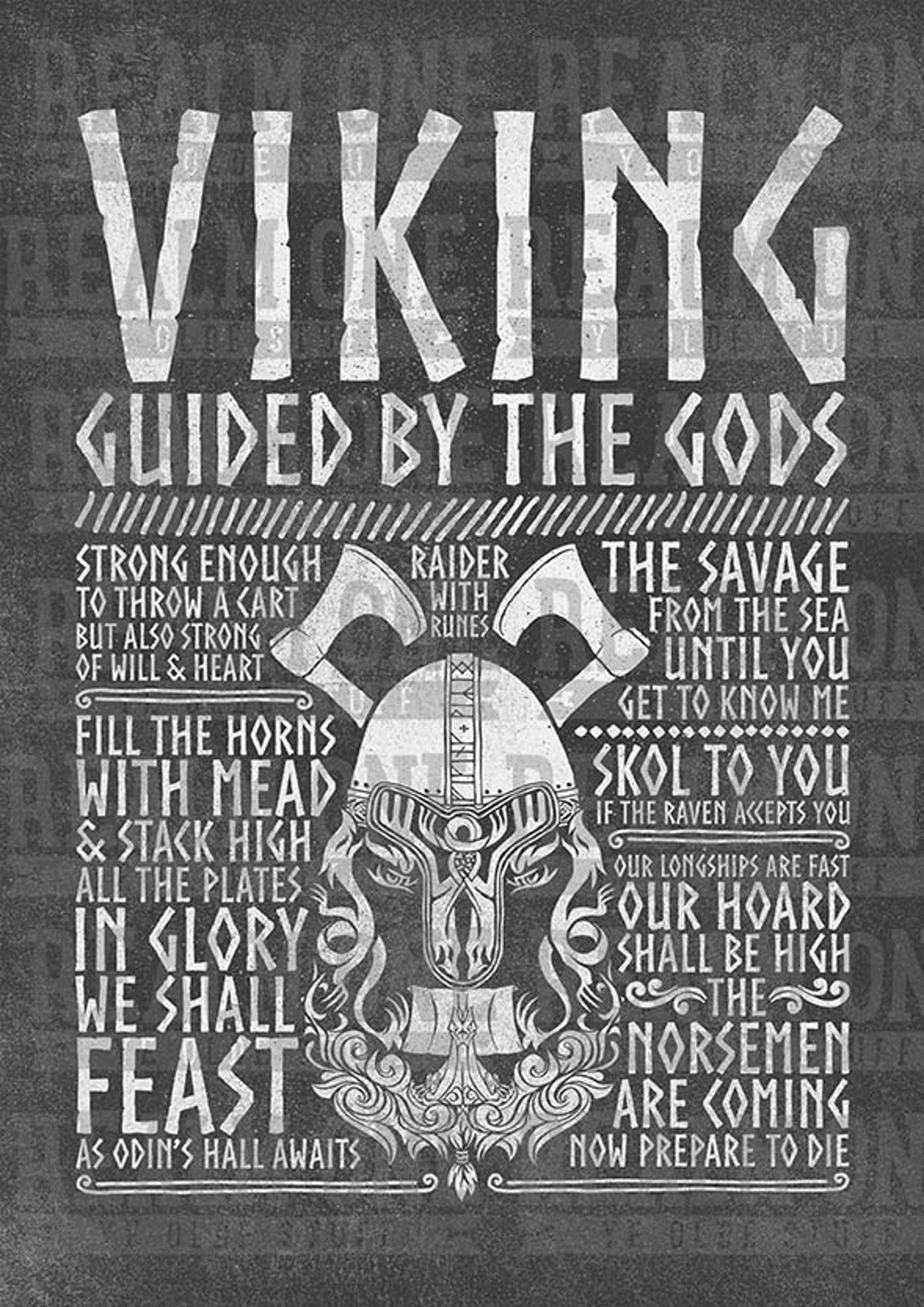 VIKING Poster 'Vikings' Sammlung mehrere Größe | Etsy