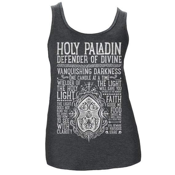 World of Warcraft / Wow Inspired Ladies Tank Top HOLY - Etsy