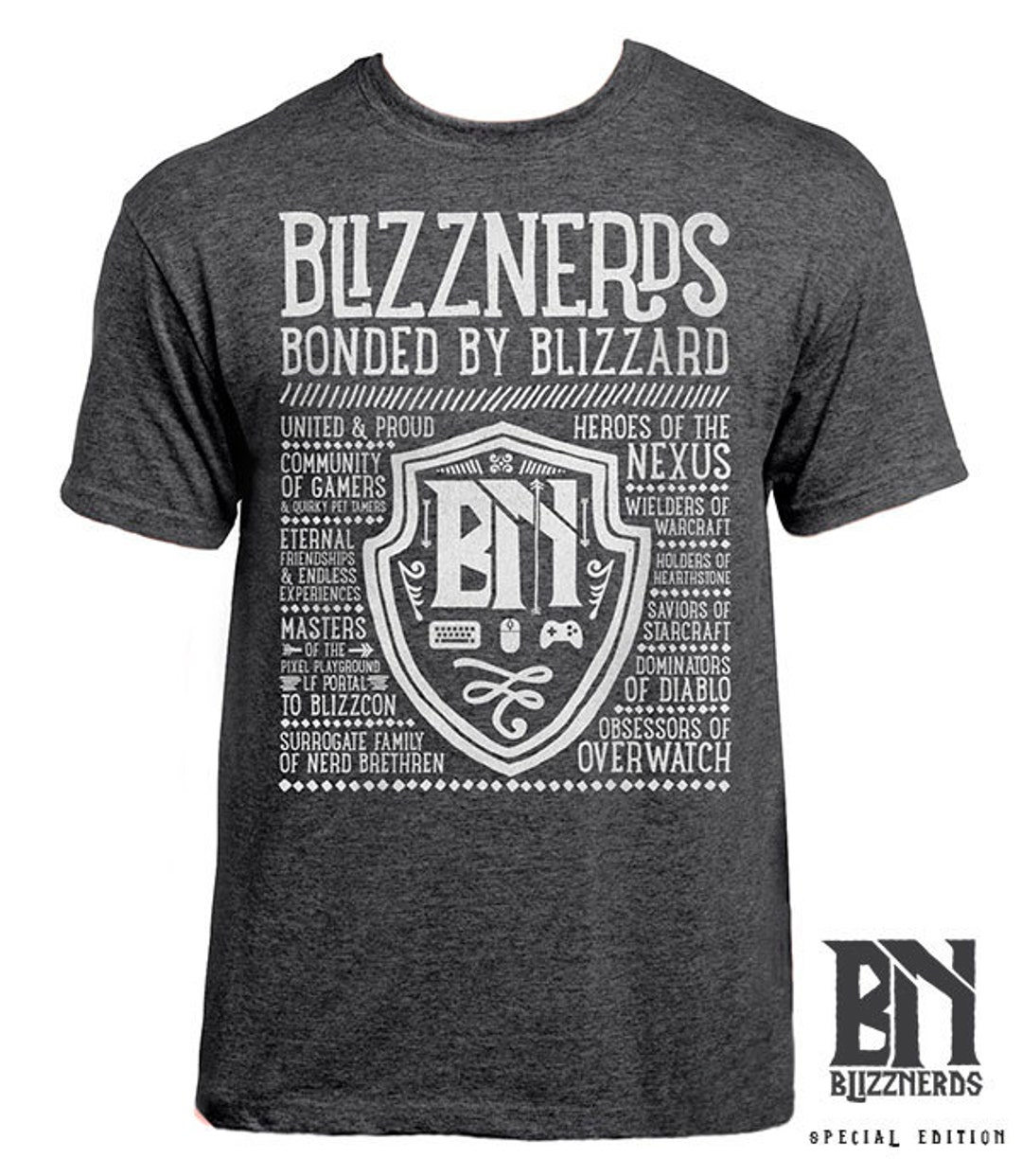 Blizznerds Special Edition T-shirt - Blizzard / World of Warcraft ...