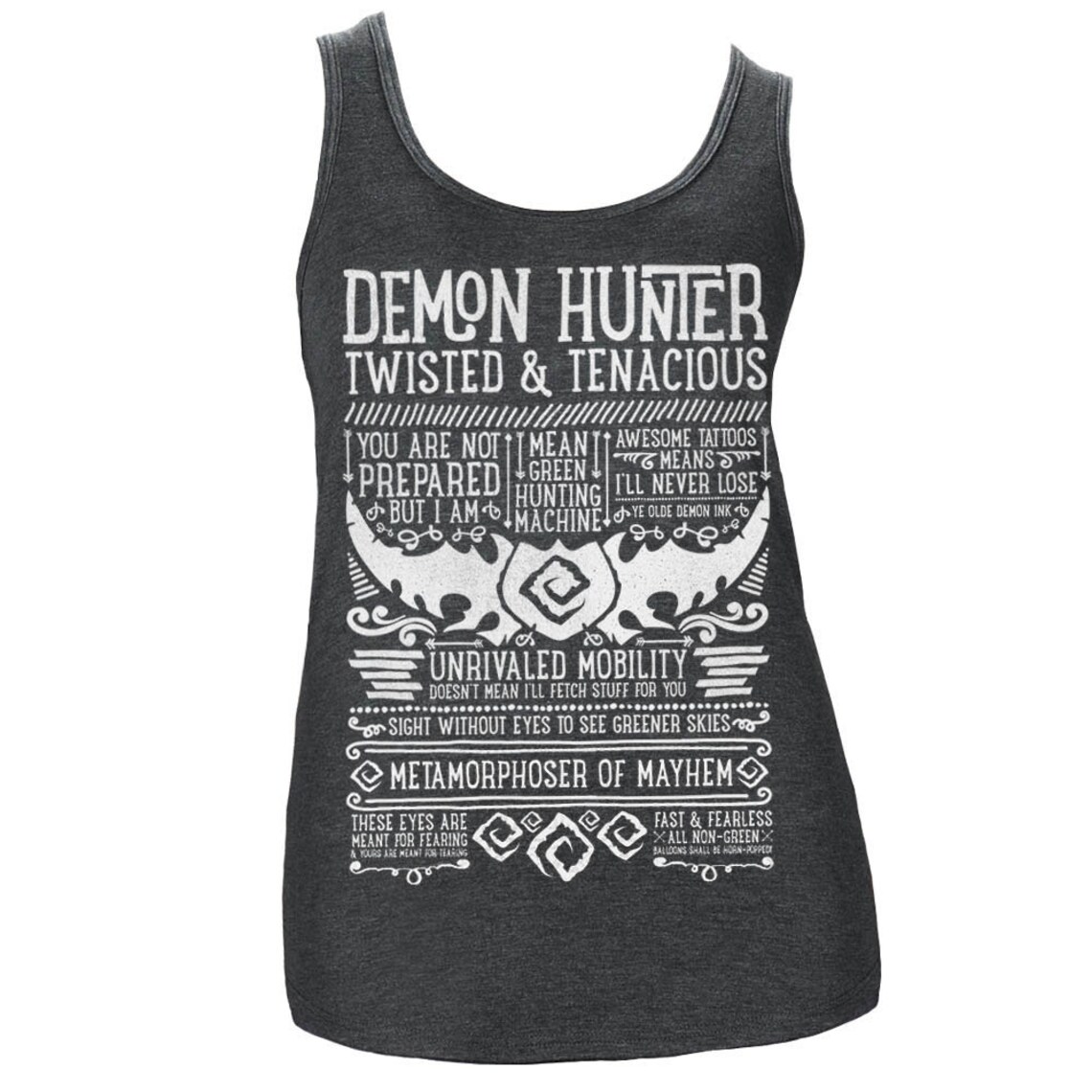 World of Warcraft / Wow Inspired Ladies Tank Top DEMON - Etsy