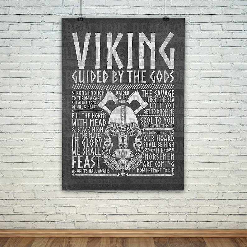 VIKING Poster 'vikings' Collection Multiple Size - Etsy