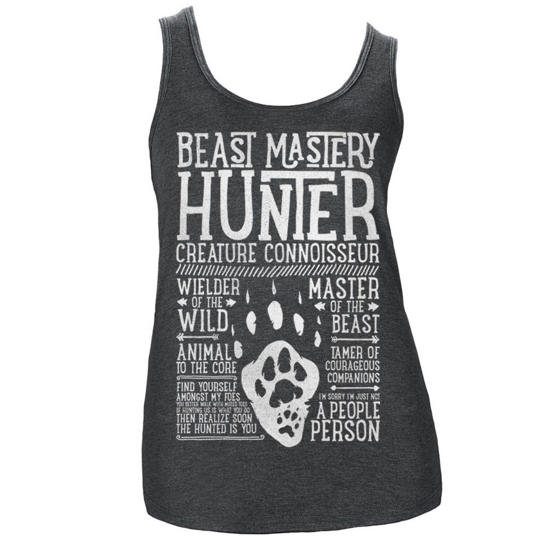 World of Warcraft / Wow Inspired Ladies Tank Top - BEAST MASTERY HUNTER ...