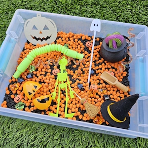 Halloween Sensory Bin, Spooky Sensory Bin, Sensory Activity, Sensory ...