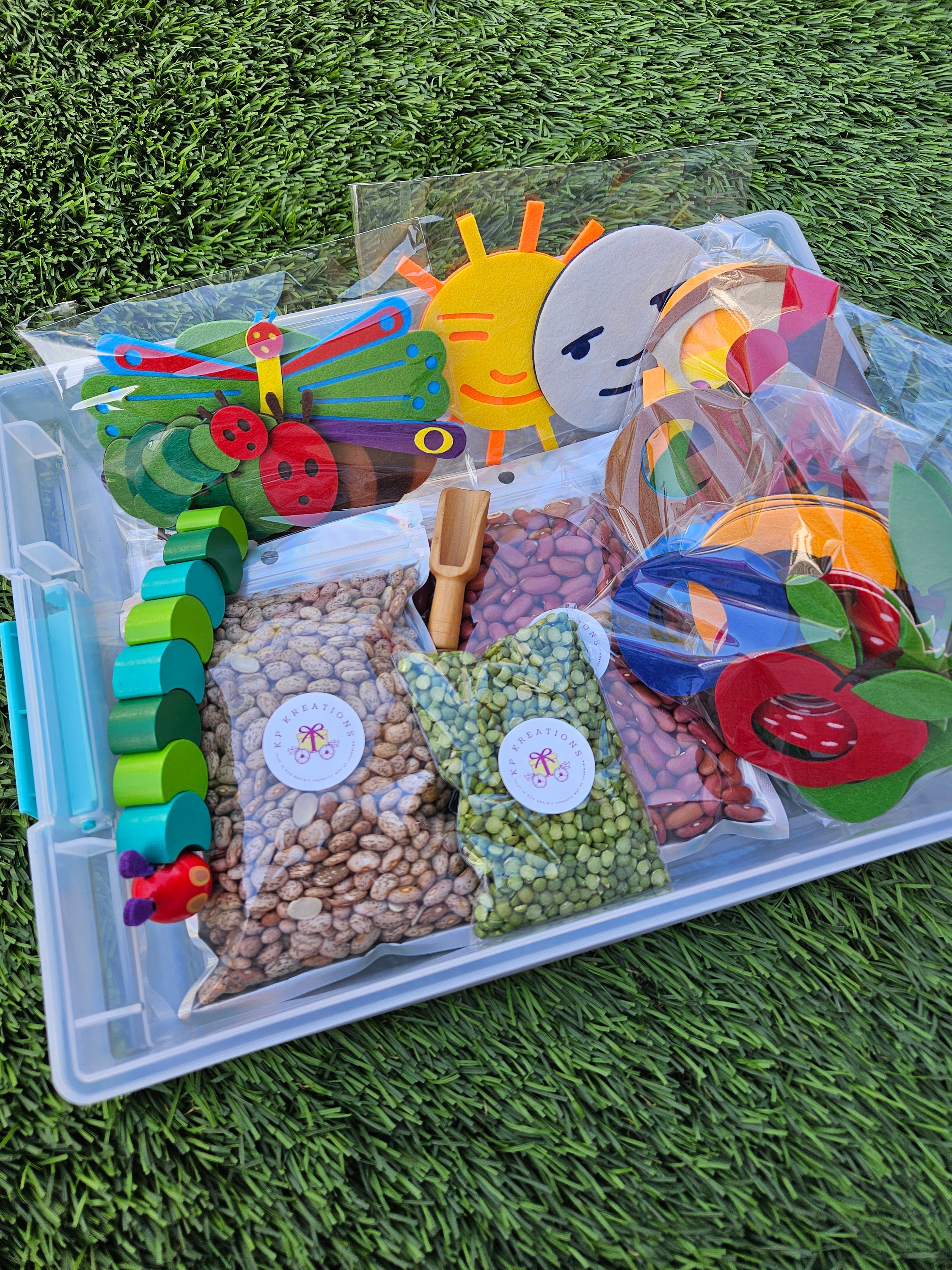 Hungry Caterpillar Sensory Bin, Caterpillar Sensory Bin, Very Hungry ...