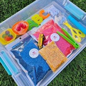 School Days ABC Sensory Bin, School Sensory Bin, Classroom Activites ...