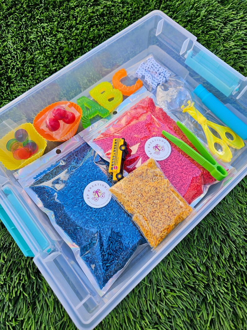 School Days ABC Sensory Bin, School Sensory Bin, Classroom Activites ...